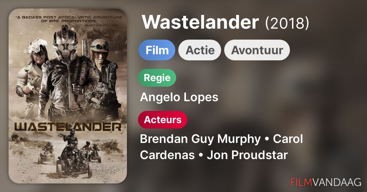 Wastelander (film, 2018) - FilmVandaag.nl