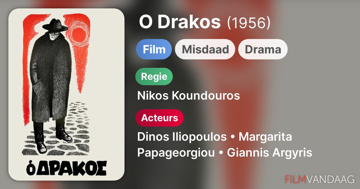 O Drakos (film, 1956) - FilmVandaag.nl