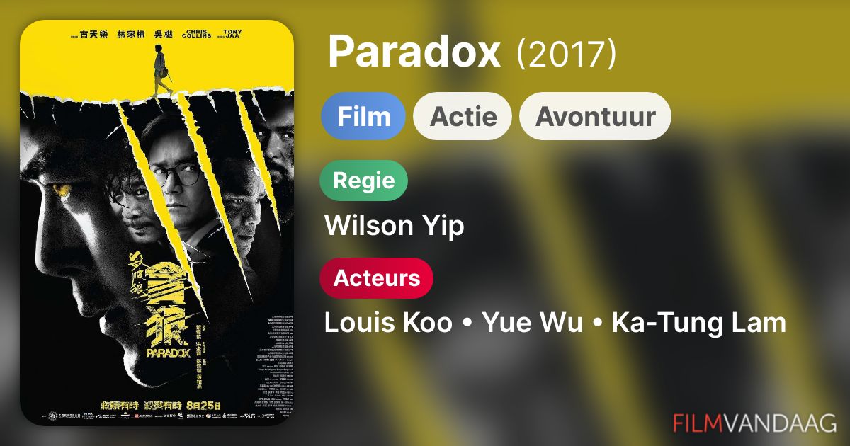 Paradox (film, 2017) - FilmVandaag.nl