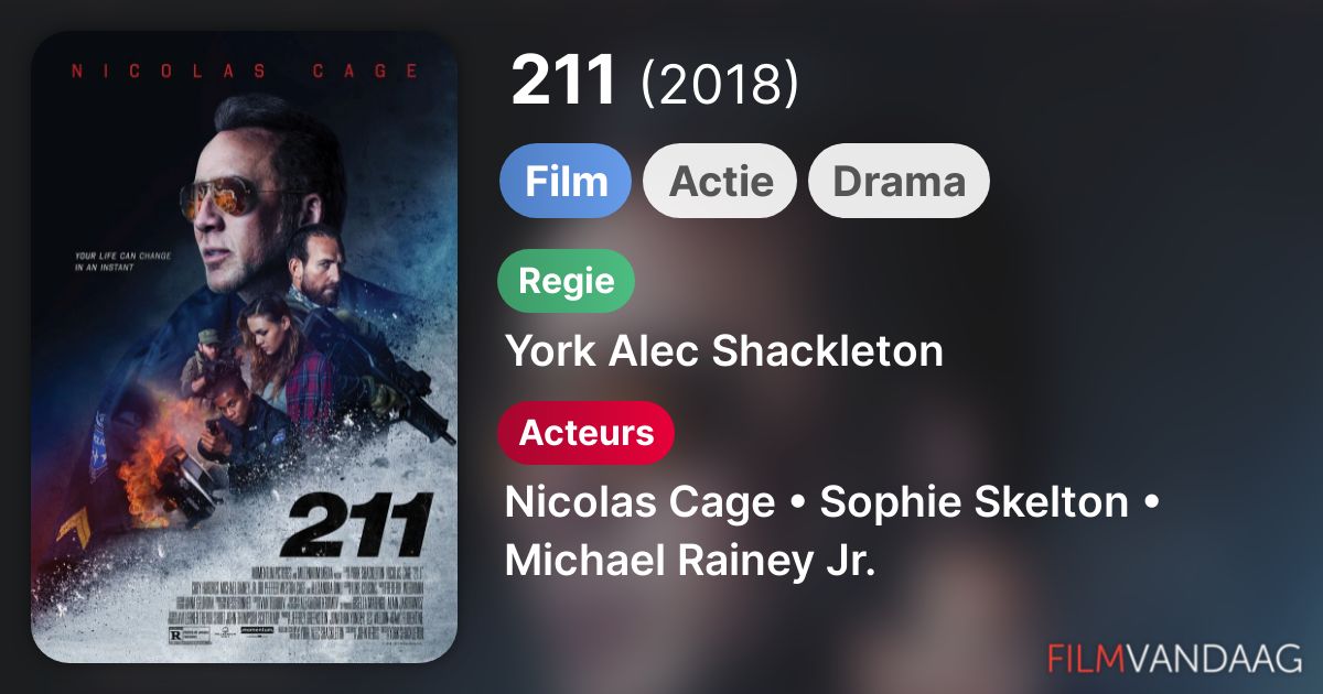 211 (film, 2018) - FilmVandaag.nl