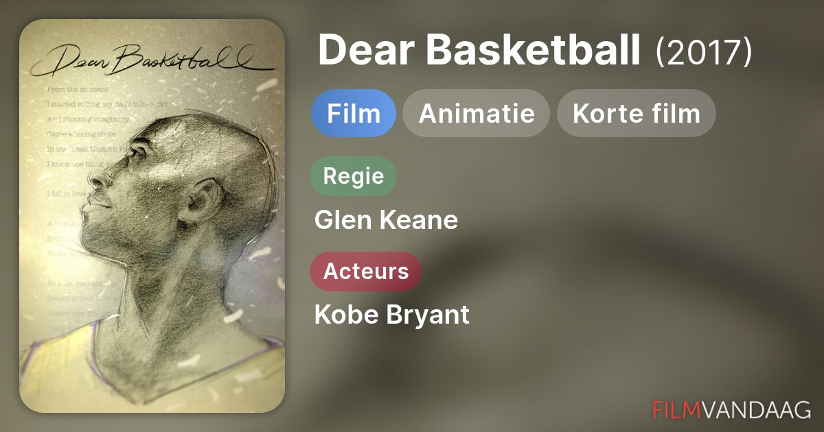Dear Basketball (film, 2017) - FilmVandaag.nl