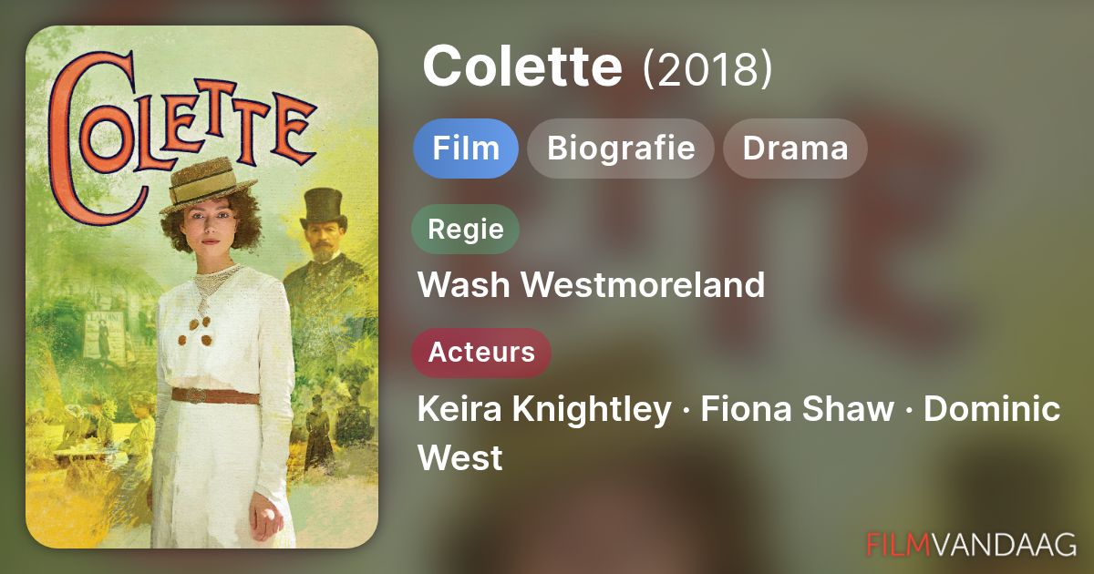 Colette (film, 2018) - FilmVandaag.nl