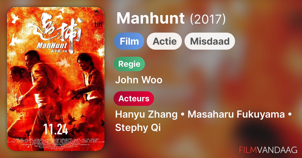 Manhunt (film, 2017) - FilmVandaag.nl