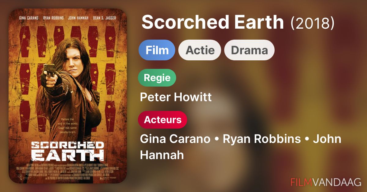 Scorched Earth (film, 2017) - FilmVandaag.nl