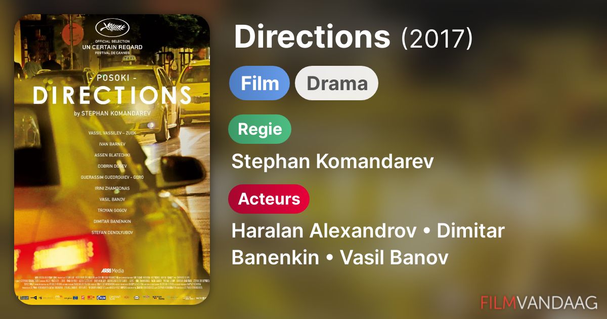 Directions (film, 2017) - FilmVandaag.nl