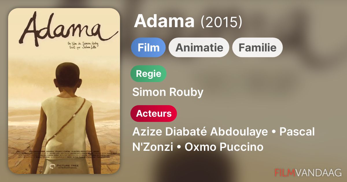 Adama (film, 2015) - FilmVandaag.nl
