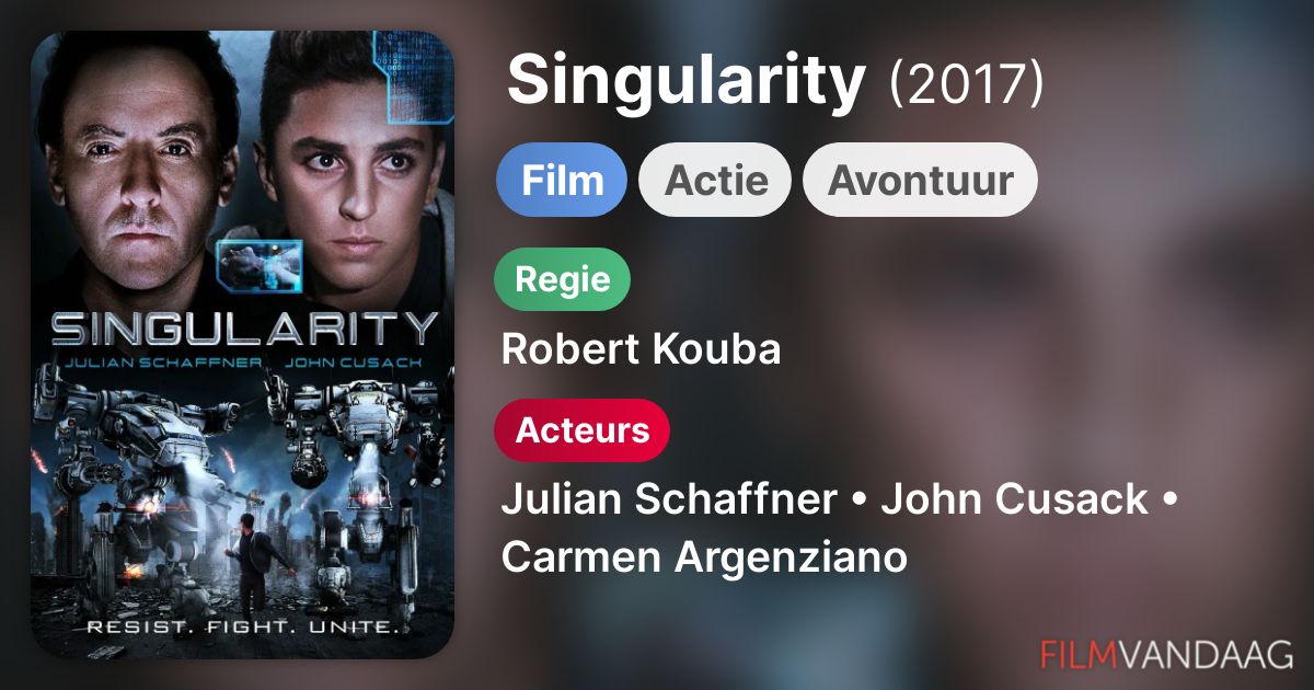 Singularity (film, 2017) - FilmVandaag.nl