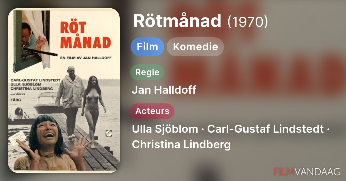 Rötmånad (film, 1970) kopen op dvd of blu-ray - FilmVandaag.nl
