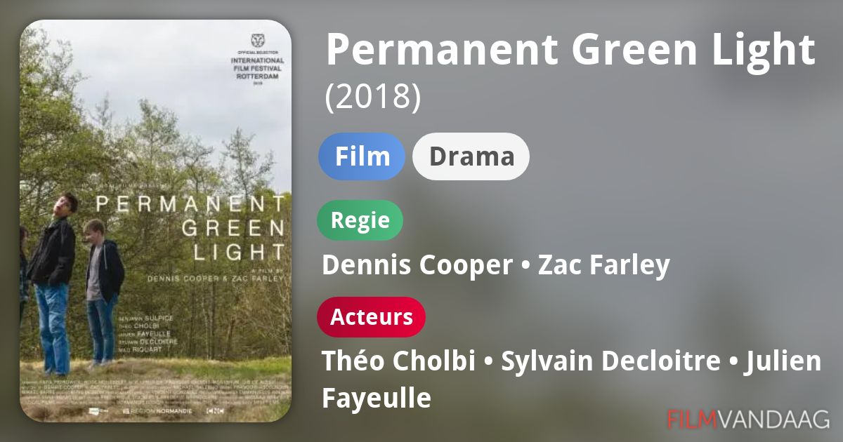 Permanent Green Light (film, 2018) - FilmVandaag.nl