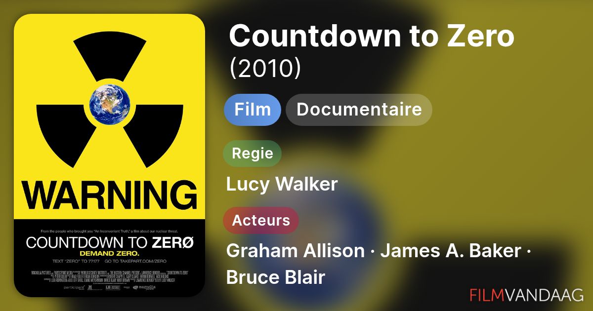 Countdown to Zero (film, 2010) - FilmVandaag.nl
