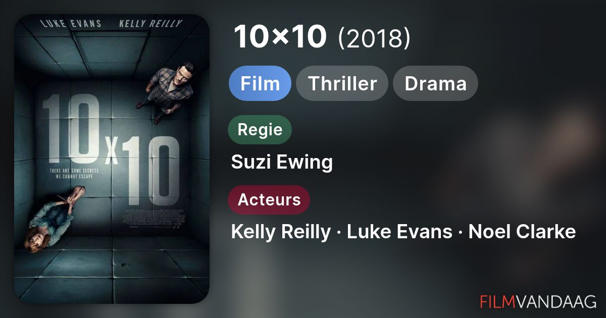 10x10 (film, 2018) - FilmVandaag.nl