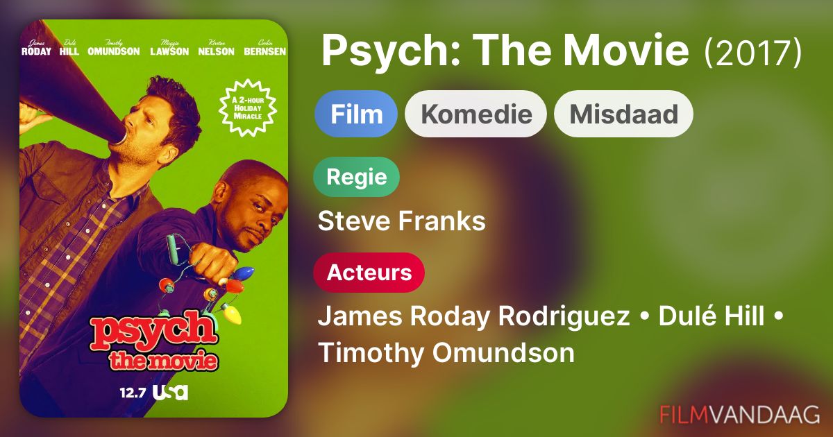Psych: The Movie (film, 2017) - FilmVandaag.nl