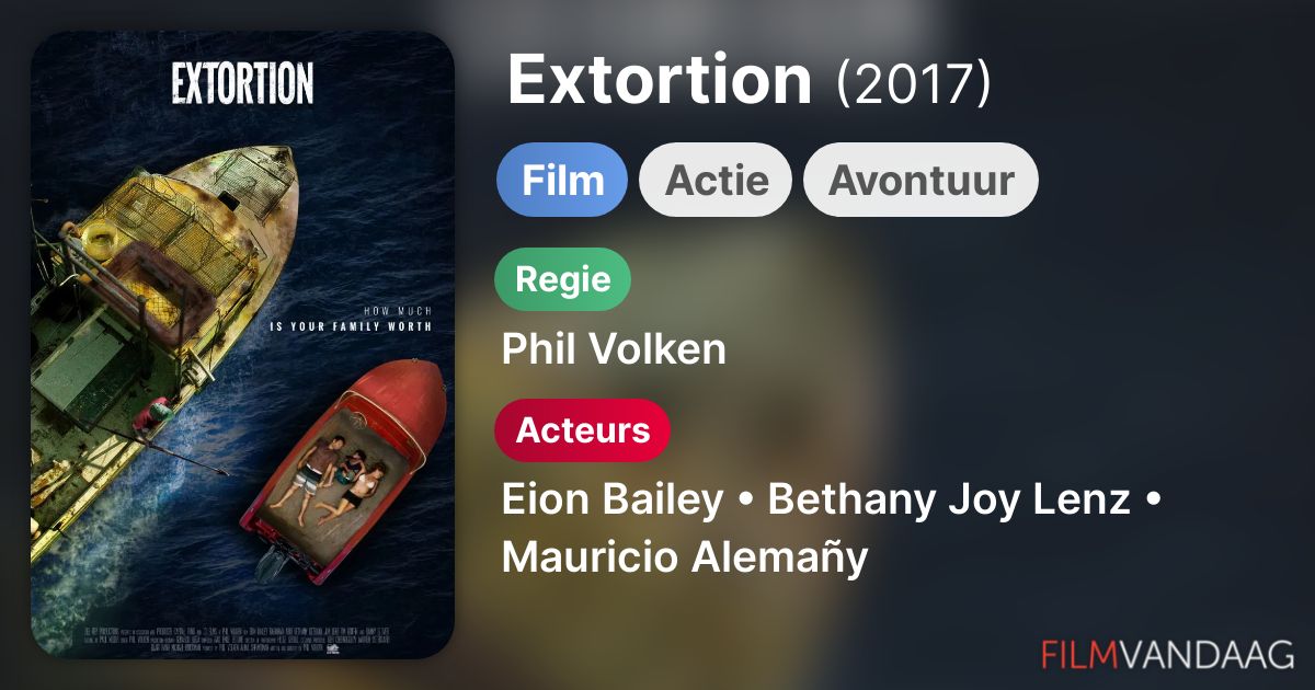 Extortion (film, 2017) - FilmVandaag.nl