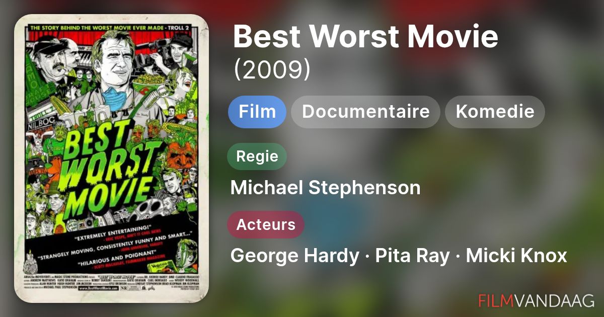 Best Worst Movie (film, 2009) - FilmVandaag.nl