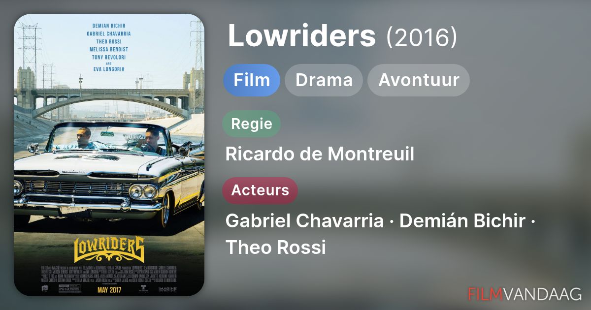 Lowriders (film, 2016) - FilmVandaag.nl