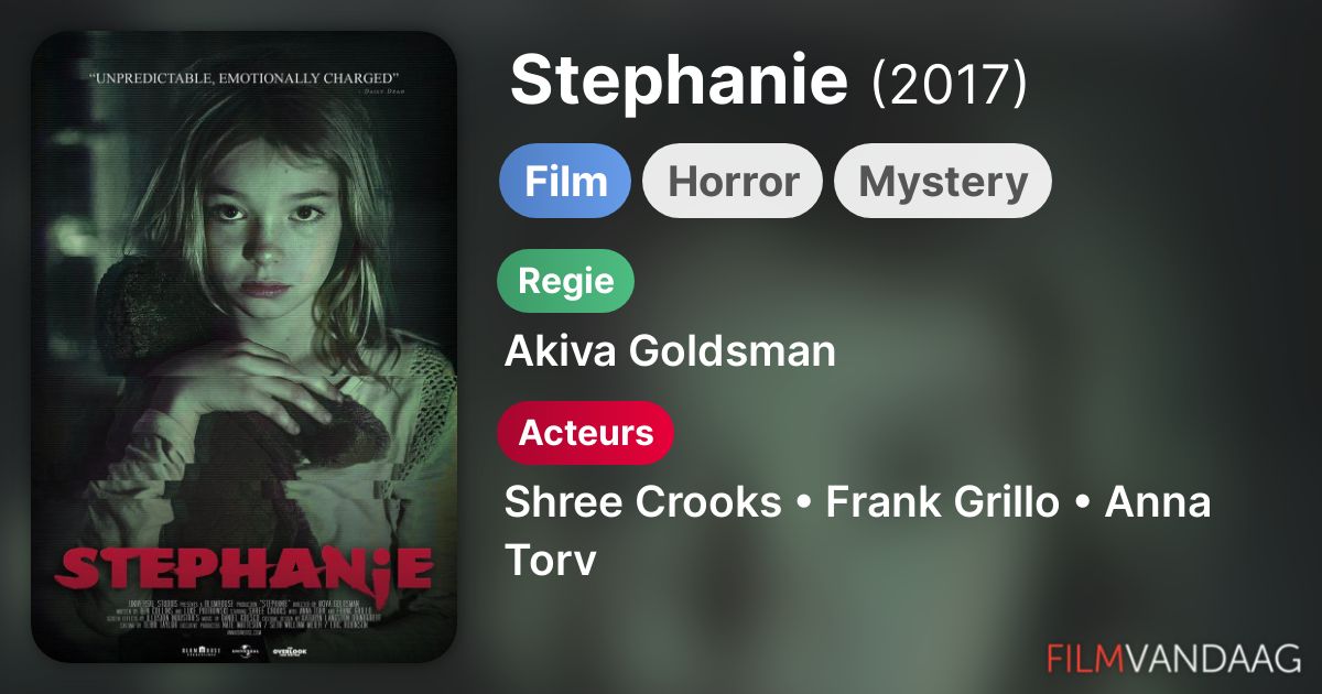 Stephanie (film, 2017) - FilmVandaag.nl