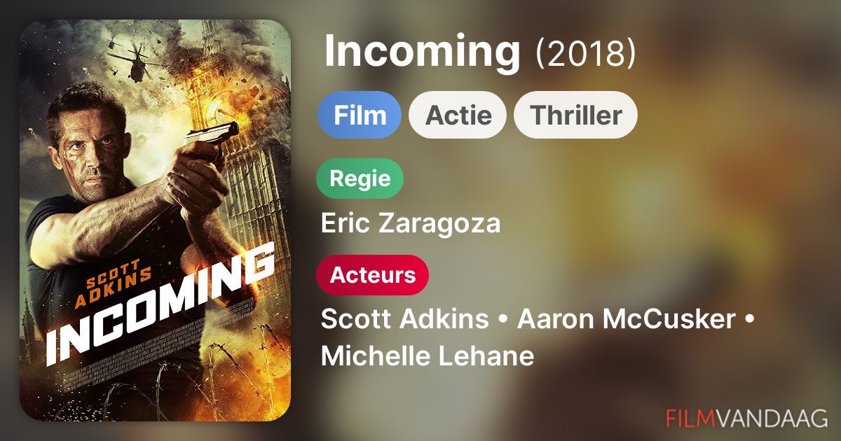 Incoming (film, 2018) - FilmVandaag.nl