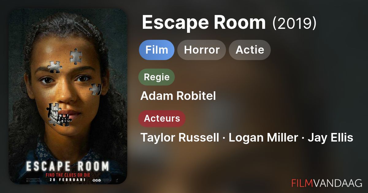 Escape Room (film, 2019) - FilmVandaag.nl