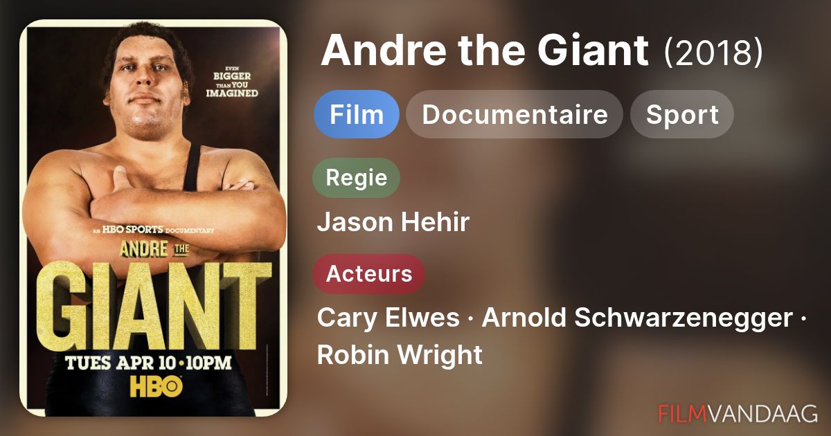 Andre the Giant (film, 2018) - FilmVandaag.nl