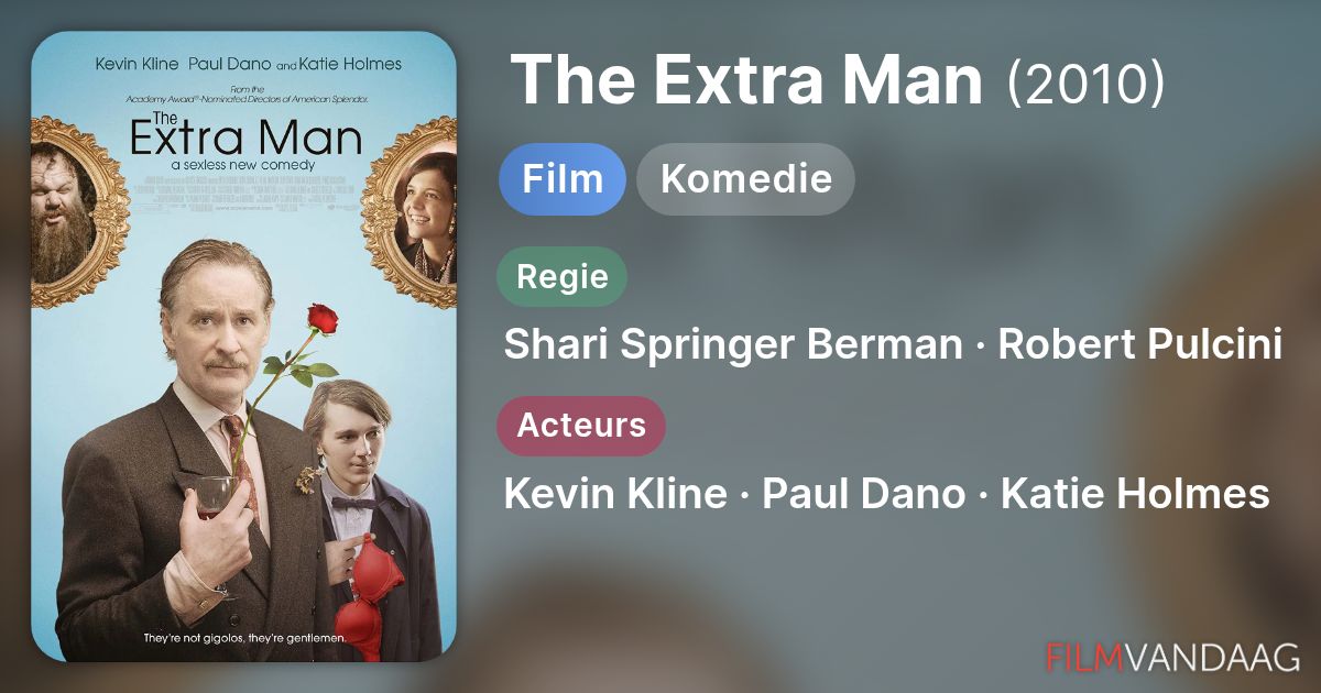 The Extra Man (film, 2010) - FilmVandaag.nl