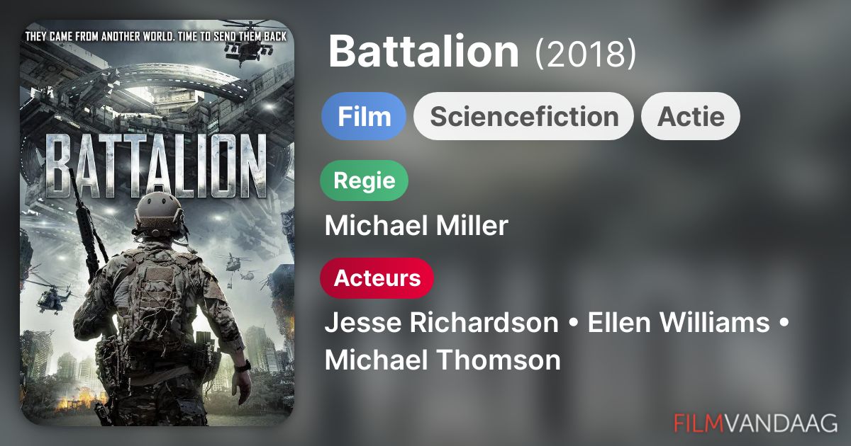 Battalion (film, 2018) - FilmVandaag.nl