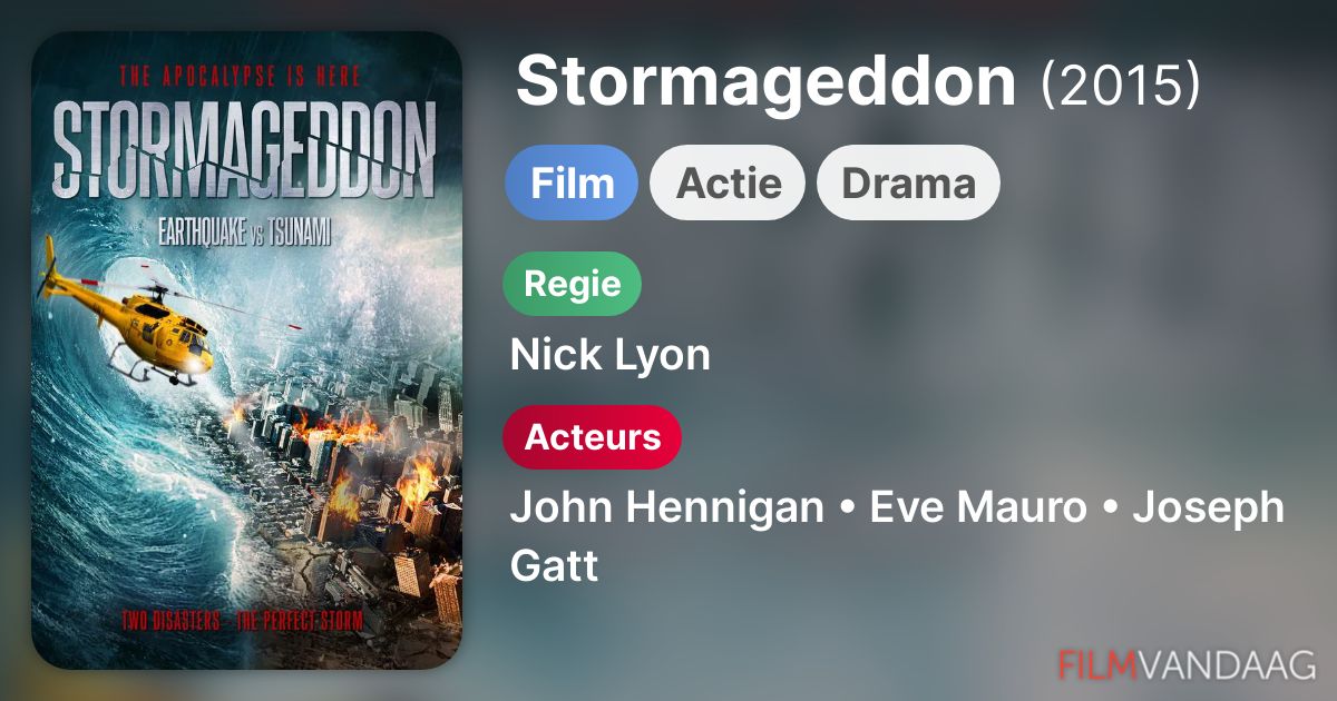 Stormageddon (film, 2015) - FilmVandaag.nl