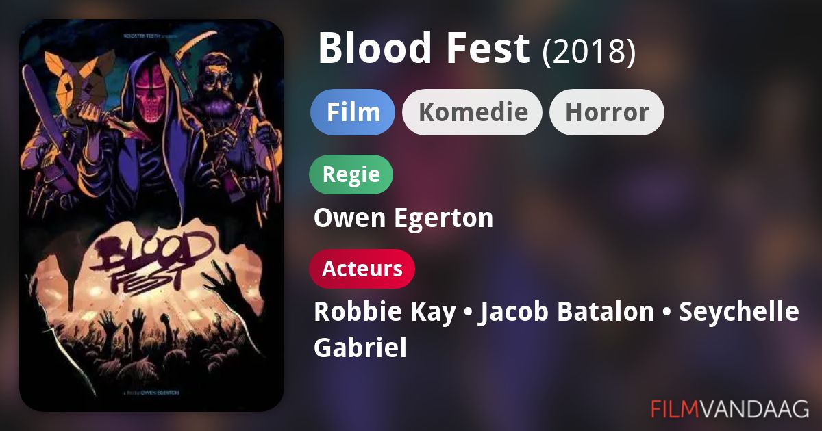 Blood Fest (film, 2018) - FilmVandaag.nl