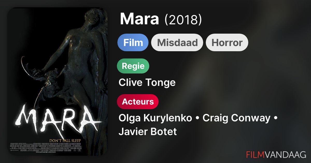 Mara (film, 2018) - FilmVandaag.nl