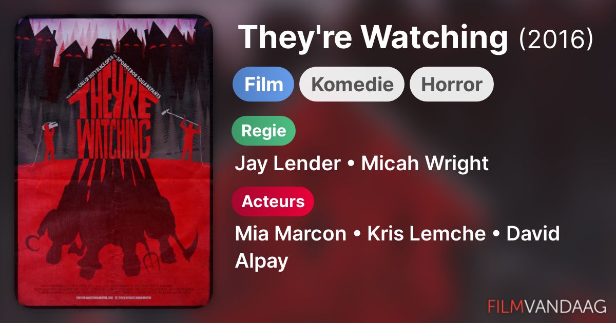 They're Watching (film, 2016) - FilmVandaag.nl