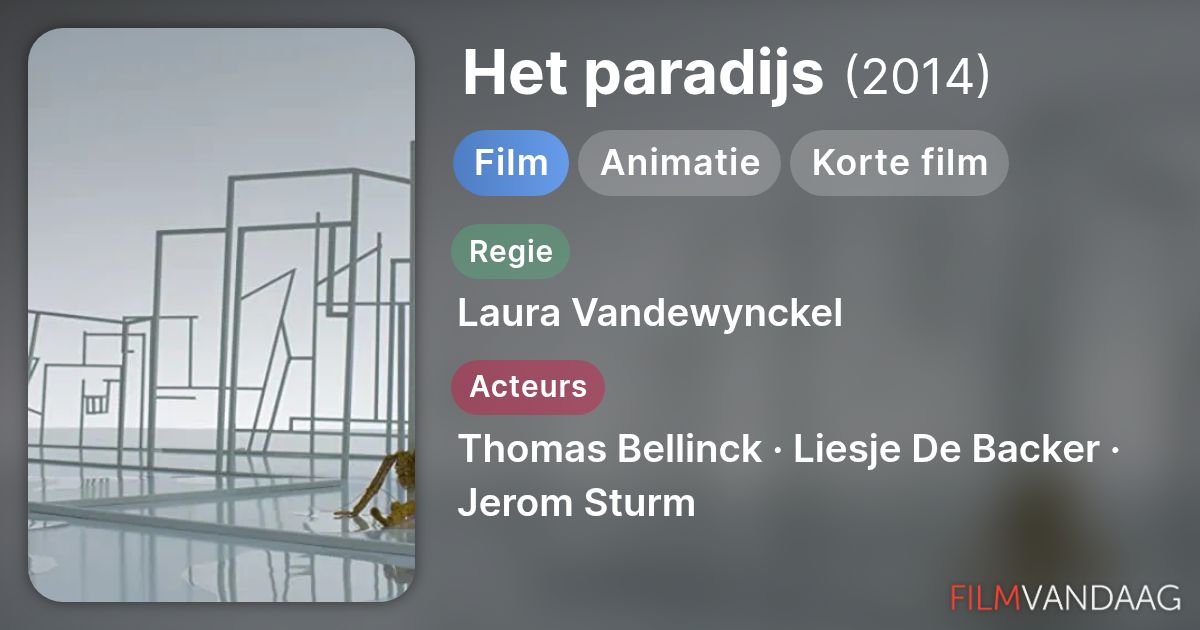 Het paradijs (film, 2014) - FilmVandaag.nl
