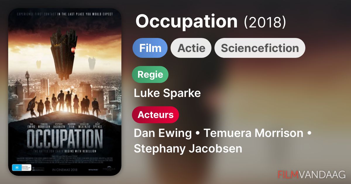 Occupation (film, 2018) - FilmVandaag.nl