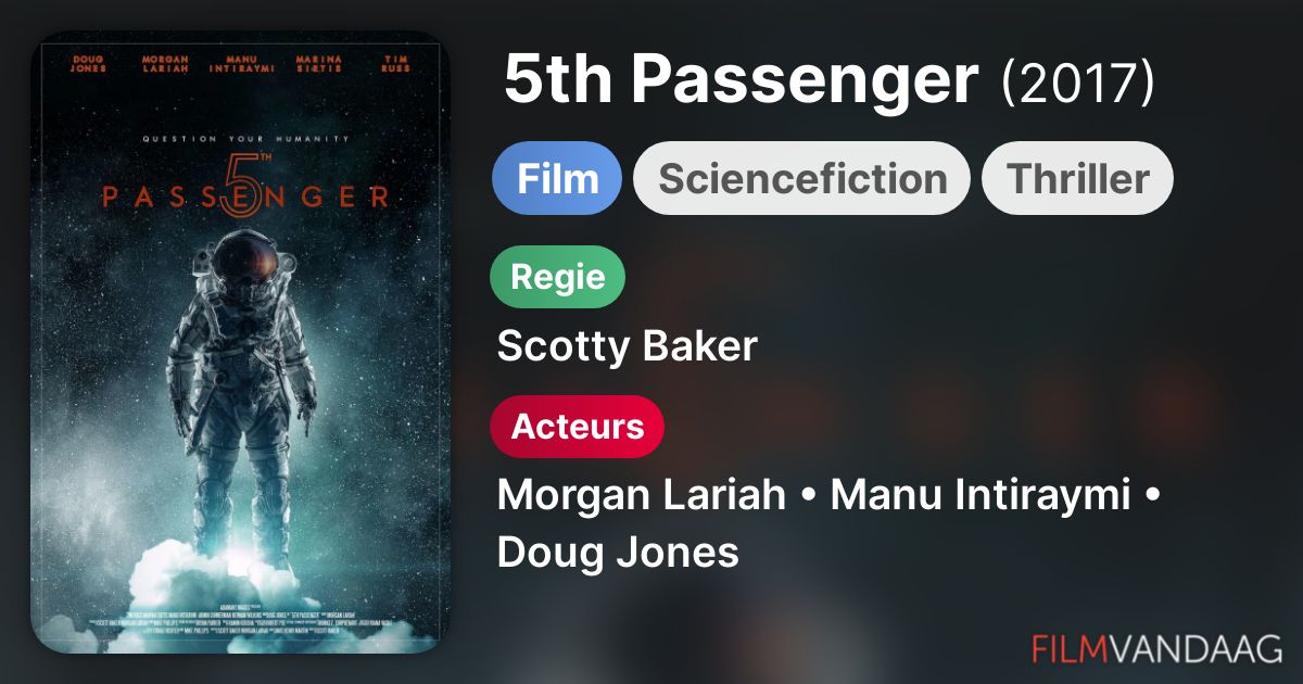 5th Passenger (film, 2018) - FilmVandaag.nl