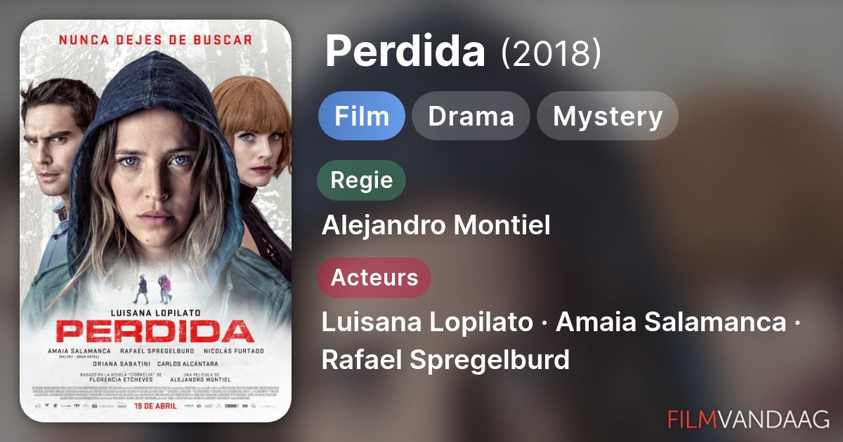 Perdida (film, 2018) - FilmVandaag.nl