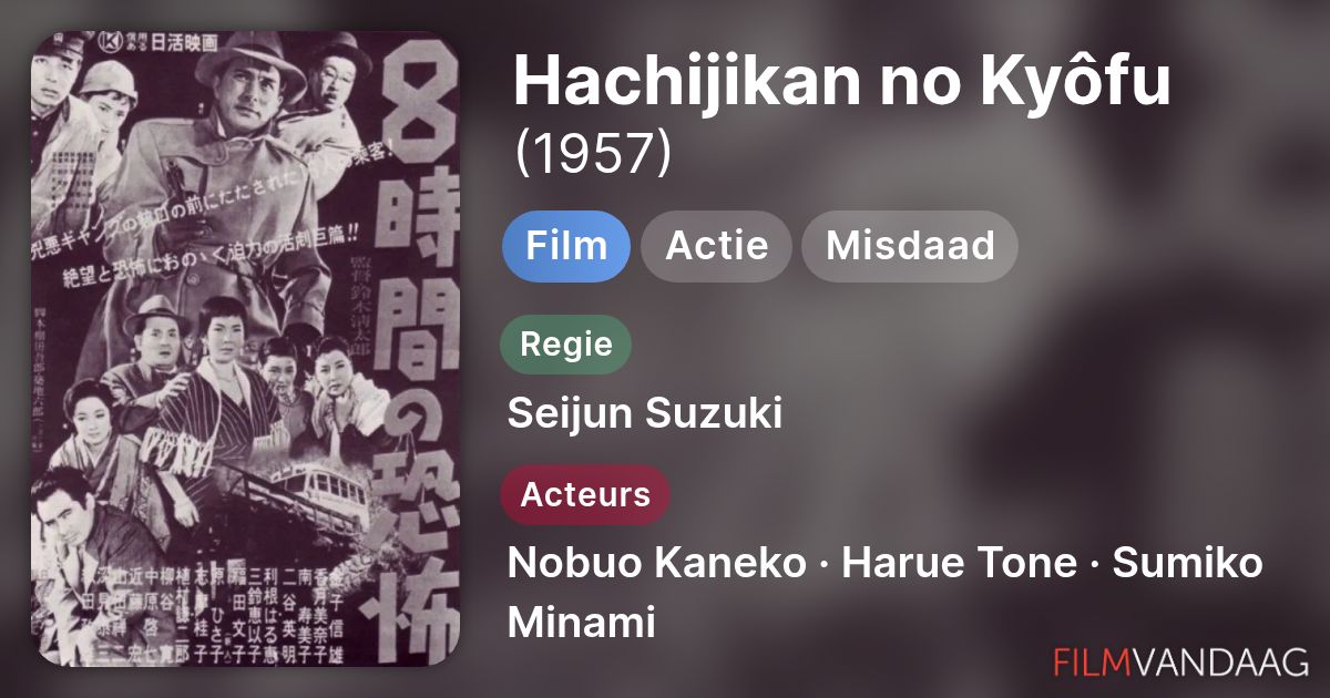 Hachijikan no Kyôfu (film, 1957) - FilmVandaag.nl