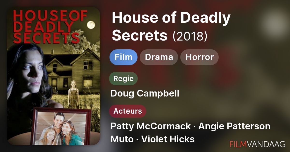 House of Deadly Secrets (film, 2018) - FilmVandaag.nl