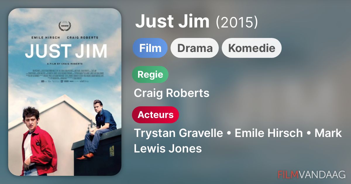 Just Jim (film, 2015) - FilmVandaag.nl