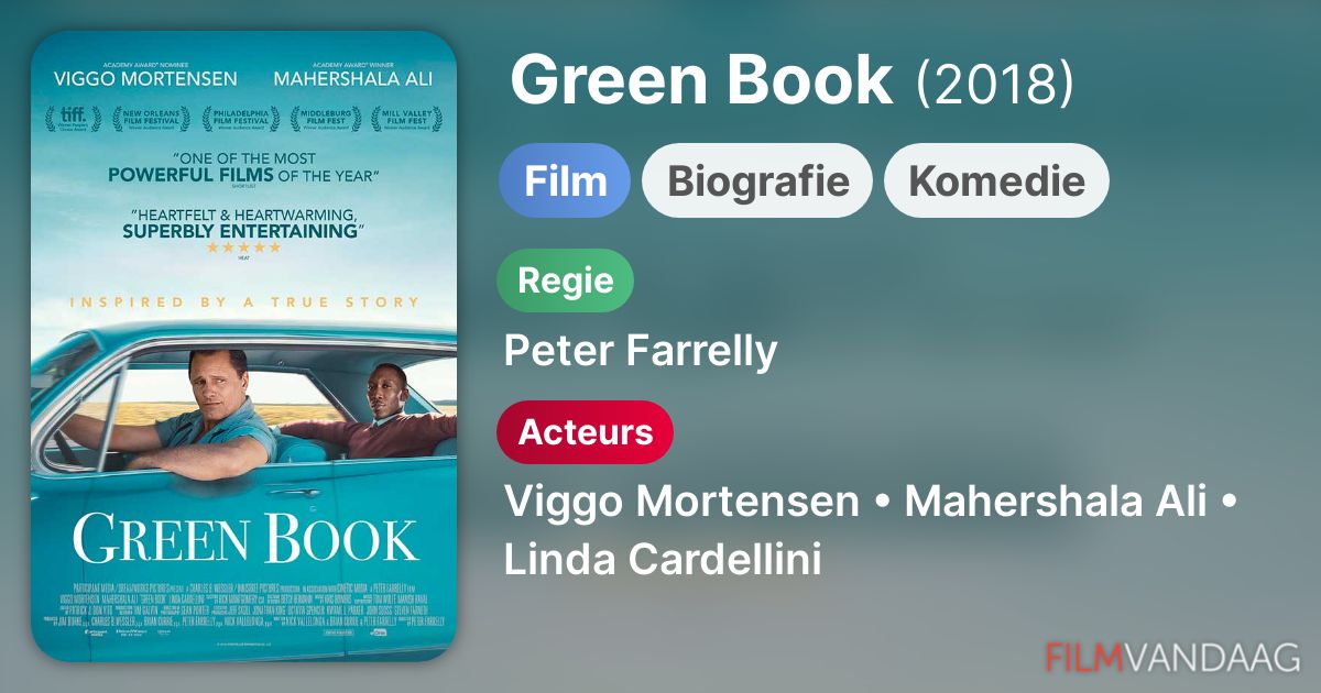 Green Book (film, 2018) - FilmVandaag.nl