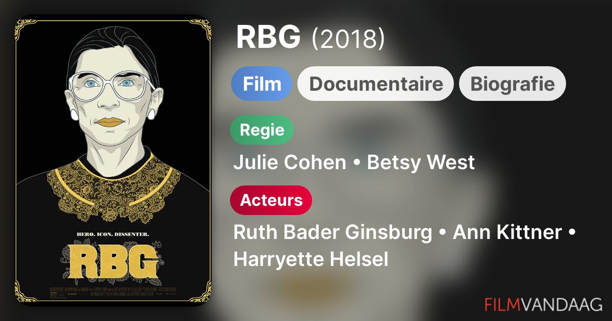 RBG (film, 2018) - FilmVandaag.nl