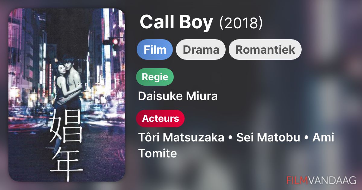 Call Boy (film, 2018) - FilmVandaag.nl