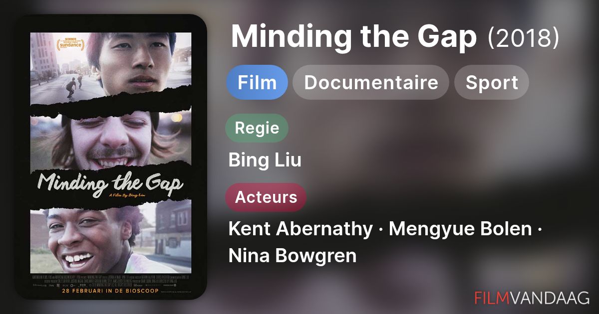 Alle acteurs in Minding the Gap (film, 2018) - FilmVandaag.nl