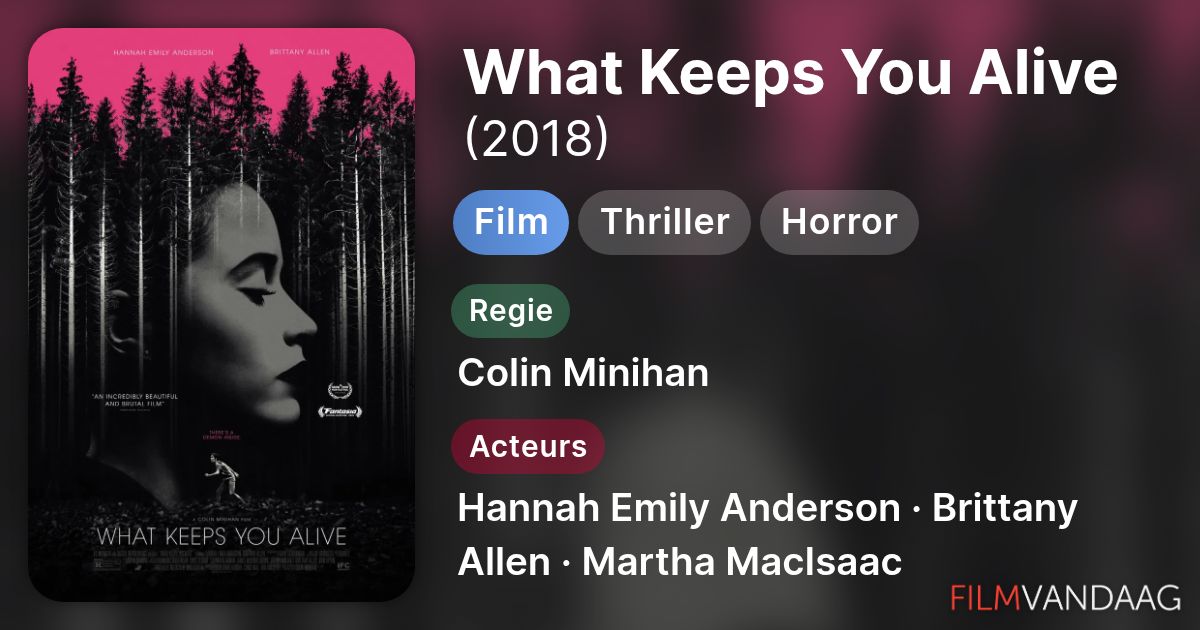 What Keeps You Alive (film, 2018) - FilmVandaag.nl