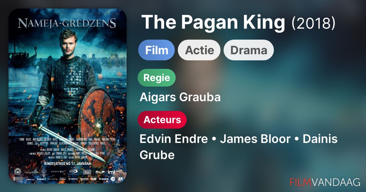 Alle acteurs in The Pagan King (film, 2018) - FilmVandaag.nl