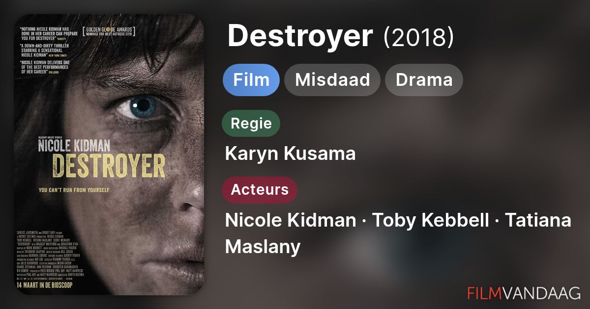 Destroyer (film, 2018) - FilmVandaag.nl