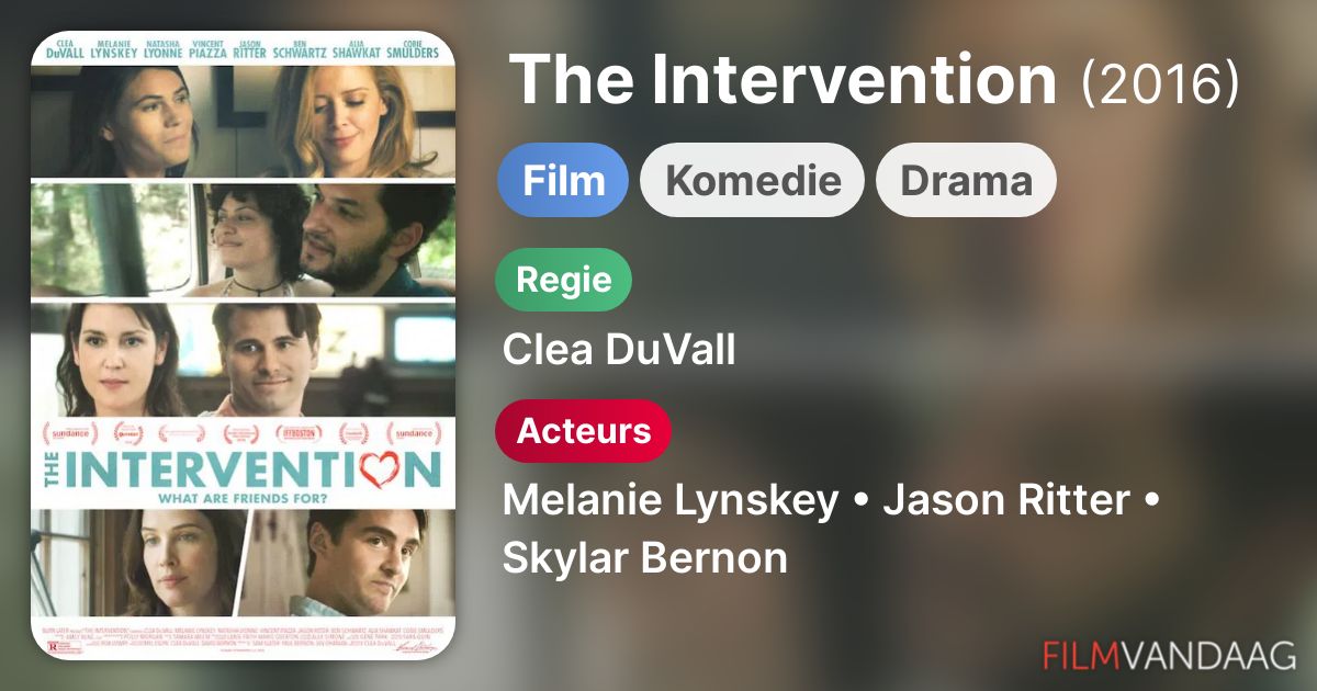 The Intervention (film, 2016) - FilmVandaag.nl