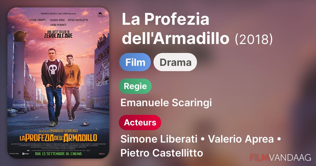 La Profezia dell'Armadillo (film, 2018) - FilmVandaag.nl