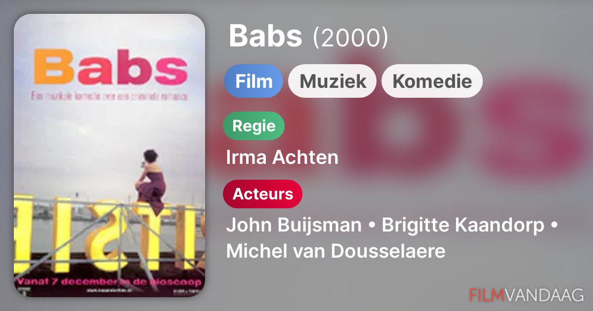 Babs (film, 2000) - FilmVandaag.nl