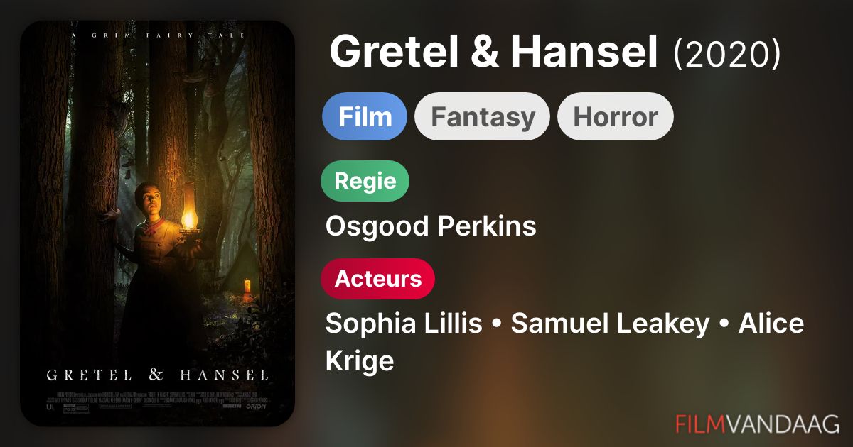 Gretel & Hansel (film, 2020) - FilmVandaag.nl