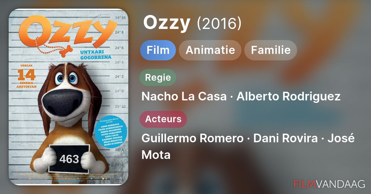 Ozzy (film, 2016) - FilmVandaag.nl