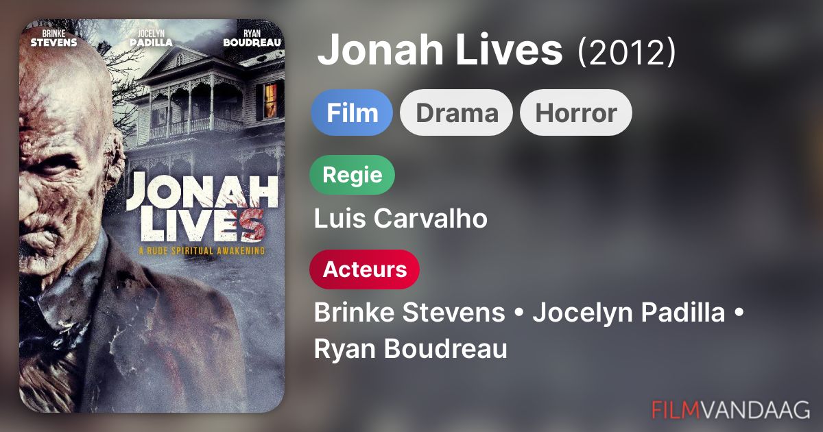 Jonah Lives (film, 2012) - FilmVandaag.nl