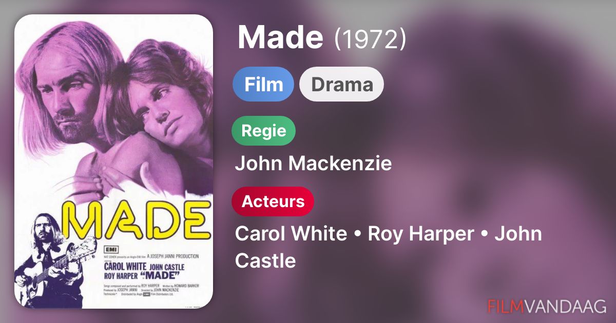 Made (film, 1972) - FilmVandaag.nl